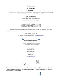 Aureomycin 2 Gram Crumbles - Republic Mills